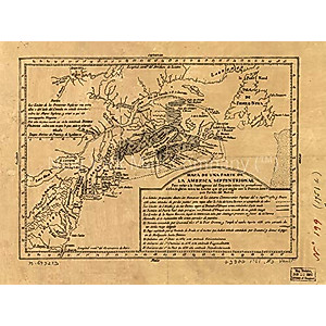 1751 Map| Mapa de una parte de la America Septentrional| Manuscript Maps, Manuscript|N