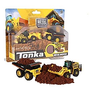 Tonka - Metal Movers Combo Pack - Mighty Dump Truck & Front Loader