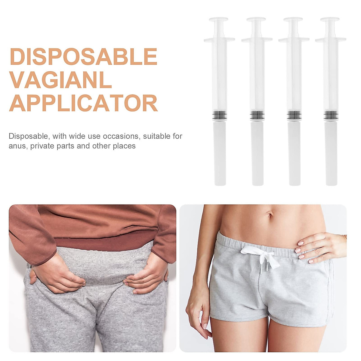 FOMIYES Nose Wash 10pcs Disposable Lube Applicators Shooter Personal Lubricant Nasal Hemorrhoids Syringe Launcher Syringe for Women Men 3g Lash Applicator