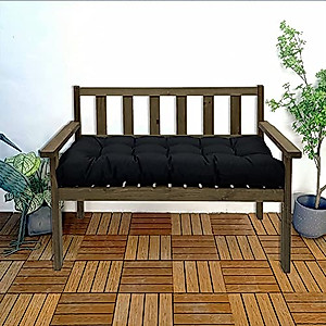 ATIASRAMA Outdoor Bench Cushion Waterproof-51.2" x19.7 All Weather Patio Chair Cushion Replacement,Non-Slip Long Chair Seat Pads for Patio Furniture Garden Indoor Window Seat
