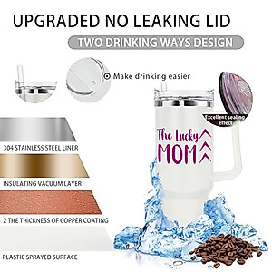 One Lucky Mom Tumblers Coffee For Boyfriend