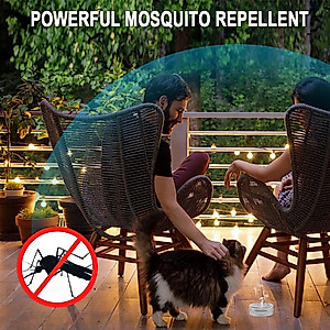 Xoccoiaf Mosquito Repellent Outdoor,Made with Natural Ingredients, Powerful Mosquito Deterrent Indoors, Mosquito Control for Kids and Adults,Mosquito Repeller for Patio,Yard,Camping,Travel 2-Pack