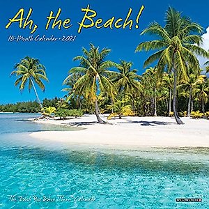 Ah The Beach! 2021 Mini Wall Calendar