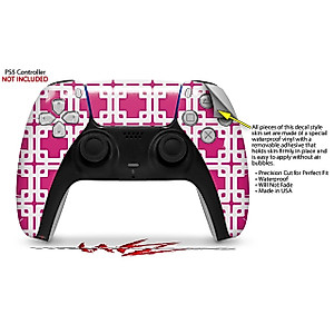 WraptorSkinz Skin Wrap compatible with Sony PS5 DualSense Controller Boxed Fushia Hot Pink (CONTROLLER NOT INCLUDED)