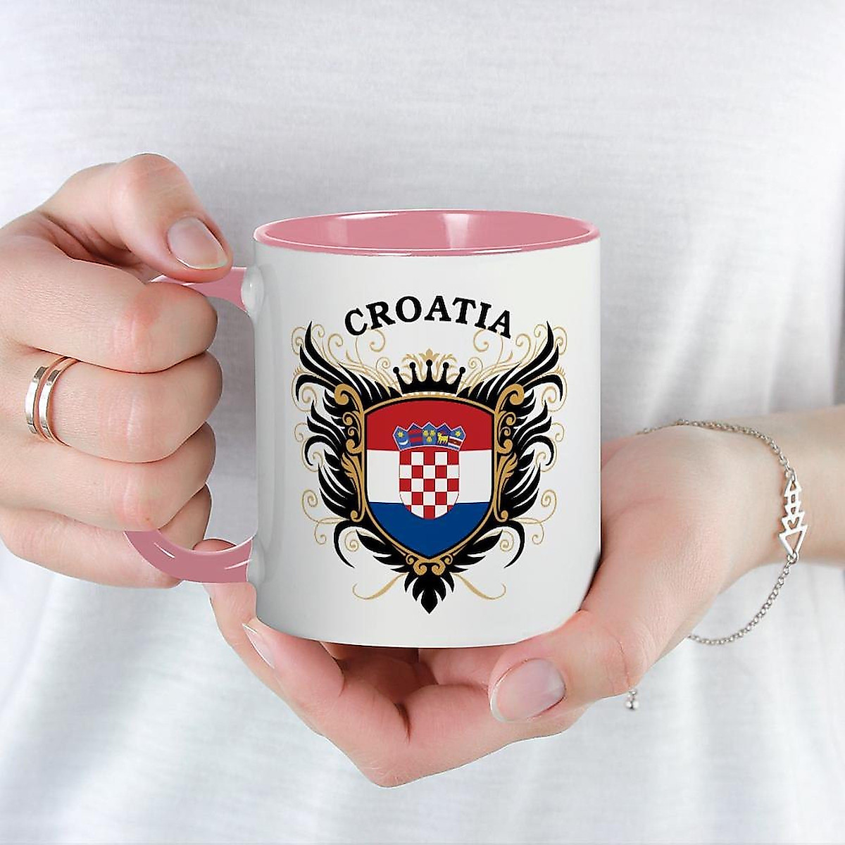 CafePress Croatia Mug Ceramic Coffee Mug, Tea Cup 11 oz