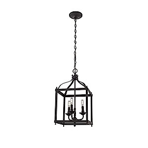 KICHLER Larkin 22.25" 3 Light Pendant in Olde Bronze®