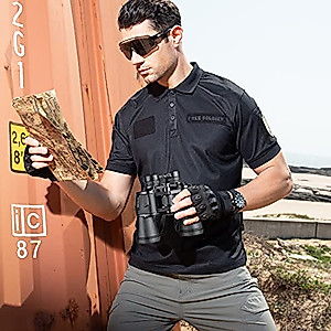 Binoculars for Adults - 20x50 High Power Binoculars for Bird Watching 28mm Large Eyepiece Waterproof Binoculars Hunting Hiking Concert Travel with Smartphone Adapter BAK4 Prism FMC Lens, Black