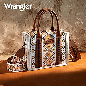 Wrangler Tote Bag for Women Purses Aztec Handbags Western Purses Boho Shoulder Bag ZSY-FBA2-WG2202-8120SCF