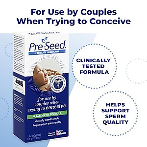Pre-Seed Fertility Lubricant, For Use by Couples Trying to Conceive