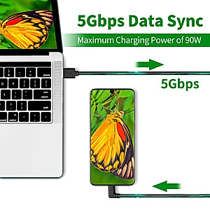 Kuject USB A to USB C Link Cable for Oculus Quest 2 / Quest 1 10FT High Speed Data Transfer Function Extender for Oculus Quest VR Headset and Gaming PC Fast Charging Cable Compatible for USB C Charger