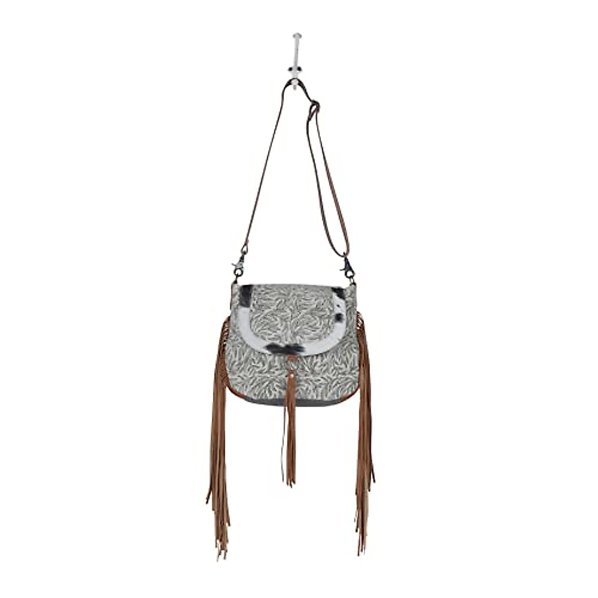 Myra Bag Monochromatic Foliage satchel Bag S-3830