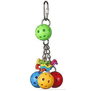 Super Bird Creations SB1093 Jingleberries Bird Toy, Small/Medium Bird Size, 6" x 2.5" x 2.5"