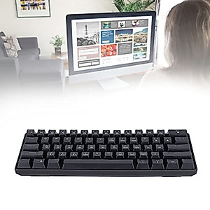01 02 015 Mechanical Keyboard, Ultra Thin Gaming Keyboards Color Backlit for Universal Computers