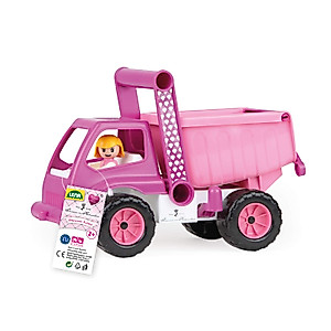 ksmtoys Lena Eco Active Princess Pink Dump Truck is a Eco Friendly BPA and Phthalates Free Green Toy Manufactured from Premium Grade Resin and Wood