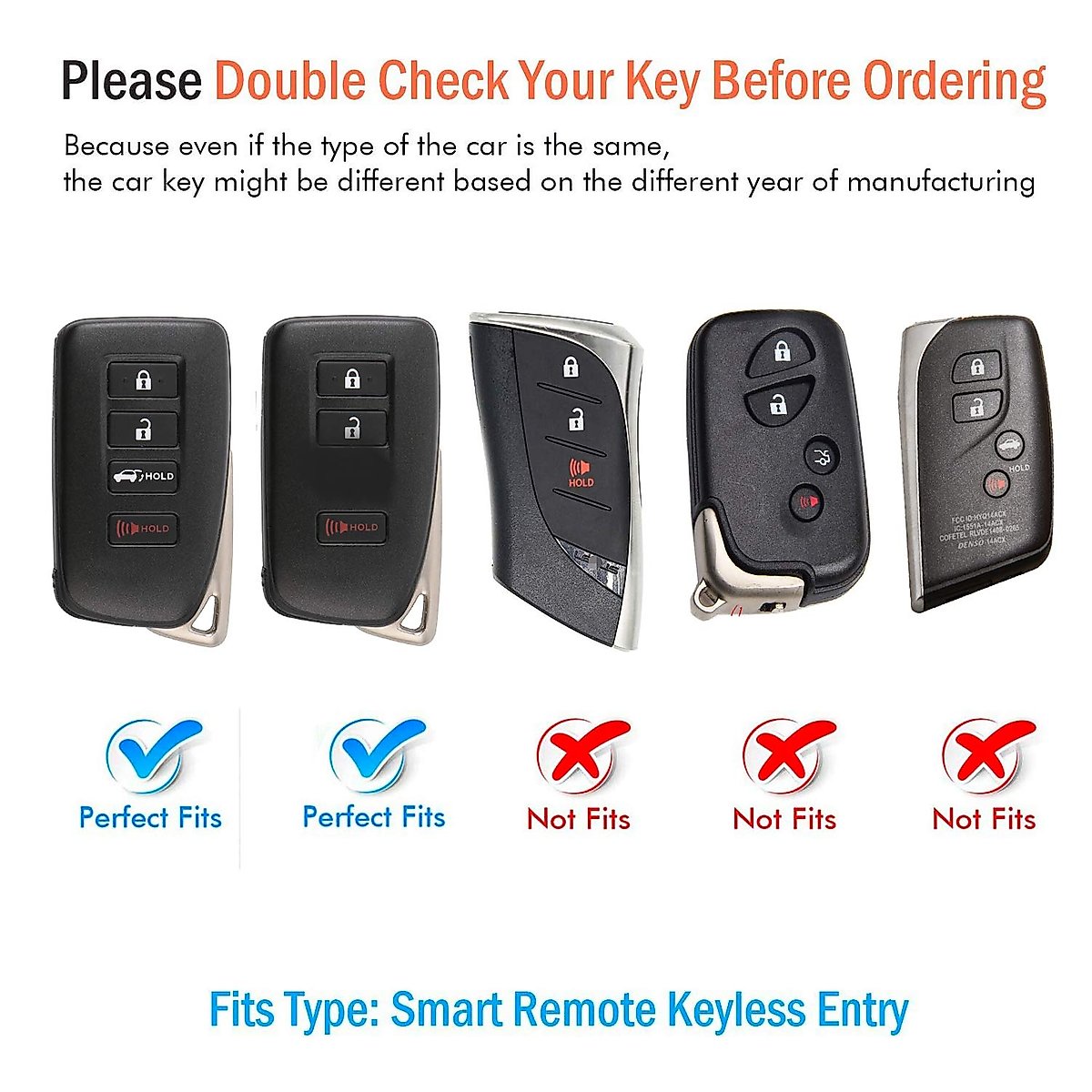 Compatible with Lexus Key Fob Cover with Keychain Soft TPU 360 Degree Protection Key Shell Case for RX ES GS LS NX RS GX LX RC LC Smart Key-Silver