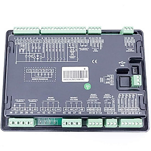 YFYIQI Genset Controller Generator Controller with CANBUS(1939) Precision Parameters Measuring Fixed Value Adjustment Time Setting Threshold Adjusting