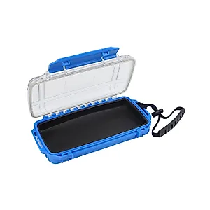 Hlotmeky Dry Box Waterproof Box for Kayaking Boat Waterproof Phone Box Small Waterproof Container Watertight Storage Box Diving Dry Case (Blue)