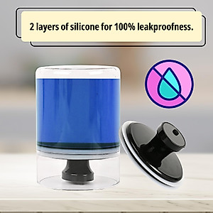 SET OF 3 Glass Storage Jars with Airtight Lids - Kitchen Storage Containers - Preserve Food Freshness by Expelling Excess Air - Pantry Borosilicate Glass Canisters - Coffee Beans - Nuts .. 33,23,14 OZ