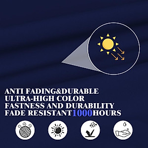 Cethytirko Outdoor Daybed Cushion Cover, 66" Replacement Round Bed Cushion Cover,Outdoor Waterproof and Fade-Resistant Sun Bed Outdoor Cushion Cover - Patio Round Daybed Cushion Cover, Cover ONLY