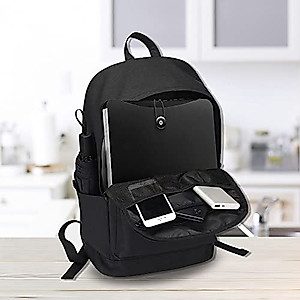 Vertical File Folder Expanding Accordion Folder with 7 Pockets Multi Pocket File Organizer A4 Letter Size for Easy Backpack Access(2 Pack Black)