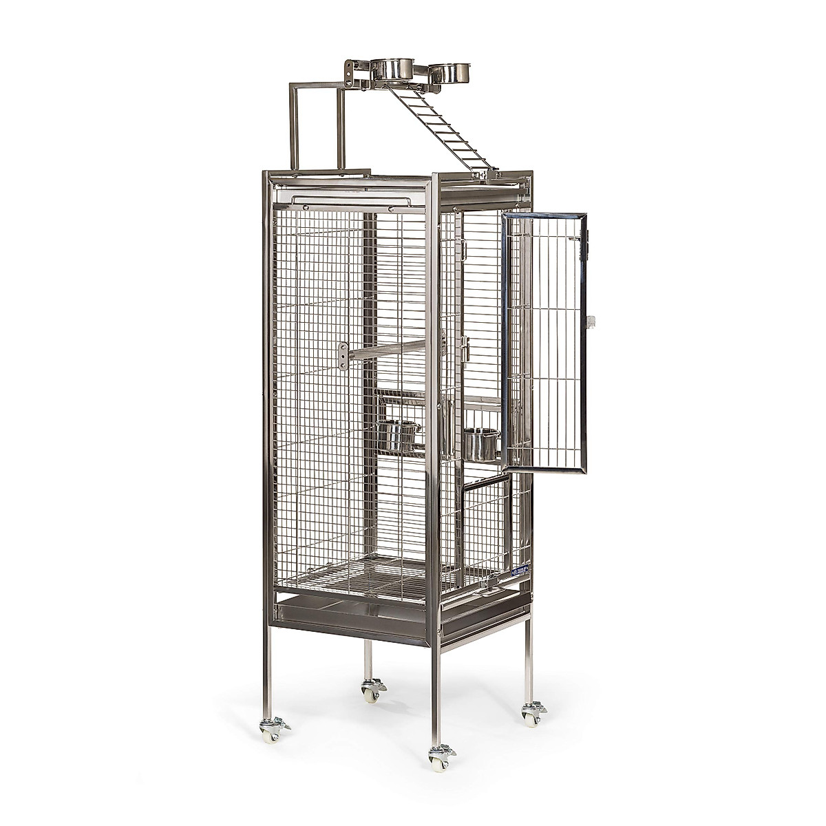 Prevue Pet Products Small Stainless Steel Playtop Bird Cage