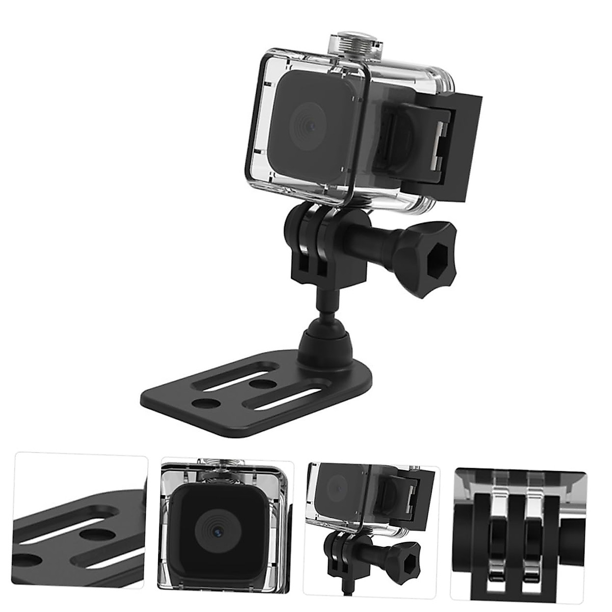 INOOMP 1080p Mini Night Vision Camera Waterproof Outdoor Security Small Camcorder for Home and Sports