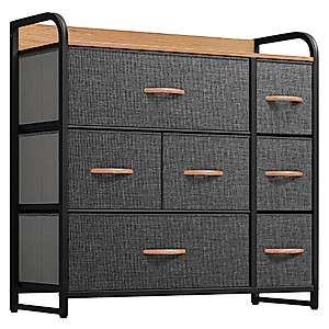 YITAHOME Dresser Drawers, Organizer Unit for Bedroom, Fabric Dresser Storage Tower, Organizer Unit for Bedroom, Living Room, Hallway, Closets