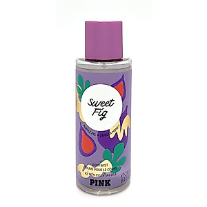 Victoria's Secret Pink Fragrance Mist Sweet Fig, Purple, 8.40 Fl Oz (Pack of 1), 10.0 ounces, Count : 1