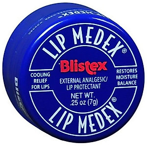 Blistex Lip Medex External Analgesic/Lip Protectant 0.25 oz (Pack of 5)