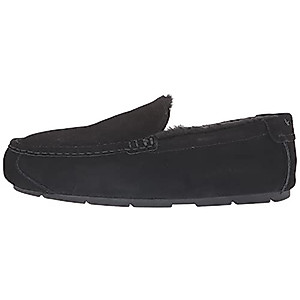 Koolaburra by UGG Men's Tipton Emboss Slipper, Black, Size 8