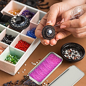 Bremorou Metal Tin Box, 3Pcs Small Tin Containers Mini Tin Box Metal Slide Top Tin Containers Small Tin Box Metal Tins With Lids For Wedding Jewelry Lip Balm Container Cosmetic Organizer(3 Colors)