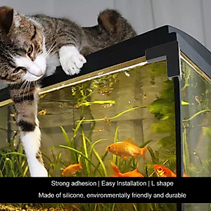 Furniture Corner Guard, Strong Adhesion Table Corner Protectors L Shape for Home (Black)