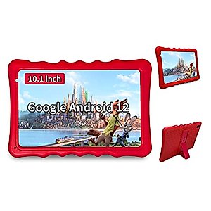 10 inch Kids Tablet, Android 12 Tablet for Kids,Google Tablet with 2GB RAM &32GB ROM,1280 * 800 IPS,2MP Front 5 MP Rear Camera,Kids Tablet with Colorful Kid-Proof Case,Ideal Kids Gift