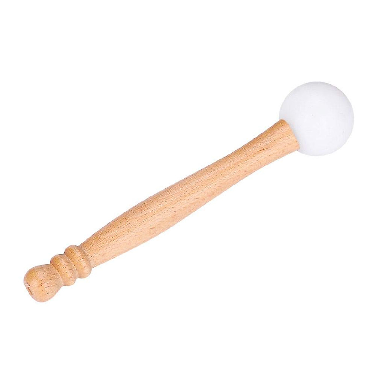 Singing Bowl Mallet, Wood Mallet Stick Rubber O Ring Singing Bowl Stick Singing Bowl Parts Percussion Instrument Parts For Crystal Singing Bowl
