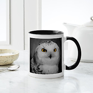 CafePress Snowy Owl Oscar Mugs Ceramic Coffee Mug, Tea Cup 11 oz