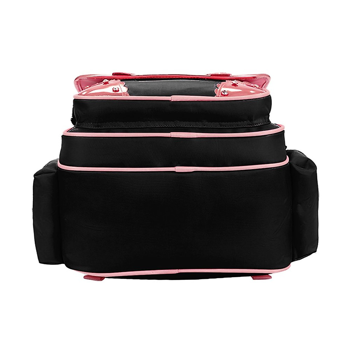 Cat Face Girls Backpack Kids School Bookbag for Primary Students Black