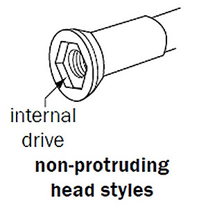 Female Panelmate Screw Anchors - Bag of 25 Anchors 1/4 x 2-5/8"