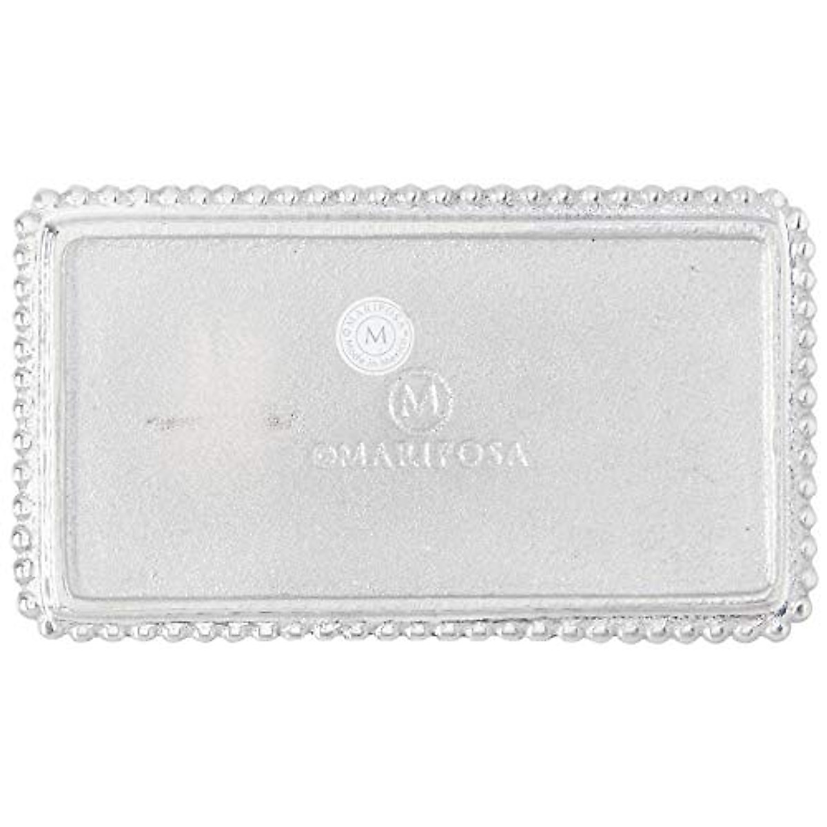 Mariposa Statement Beaded Tray, One Size, Silver