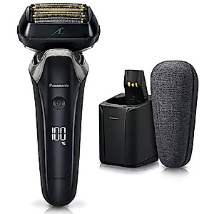 Panasonic ES-LS9BX-K [Men's Shaver LAMDASH PRO Linear Motor 6-Flute Fully Automatic Cleaning Charger with USB Charging Case Craft Black] AC100-240V Shipped from Japan Released in May 2022