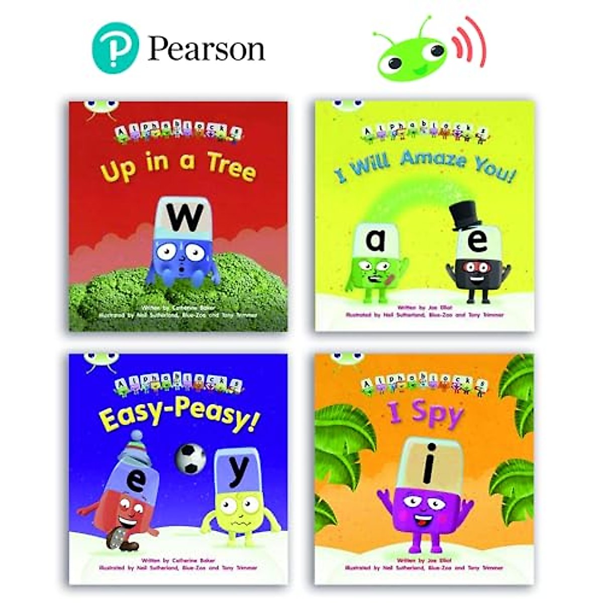 Learn to Read at Home with Alphablocks: Phase 5 - Year 1, term 2 (4 fiction books)