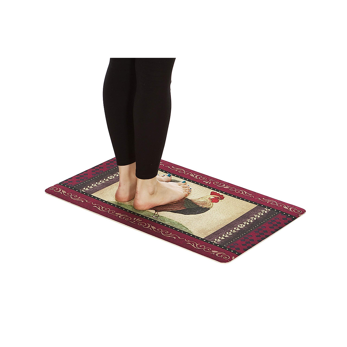 Premium Comfort Kitchen Mats (2-Pack) (Vintage Rooster)*