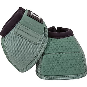 Classic Equine No Turn Flexion Bell Boots, Spruce, Medium