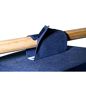 6 SHELF HANGING SWEATER CLOSET & CLOTHING ORGANIZER, BLUE