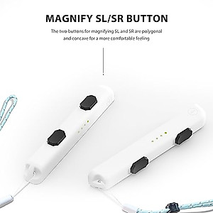 D.Gruoiza Strap Compatible with Switch Joycon Straps, Replacement for Wrist Straps 4 Pack Support Adjustable Tightness (Black and White)