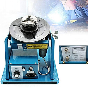 Rotary Welding Positioner 110V 2.5" Worktable Welder Positioner Turntable Machine Speed High Accuracy Welding Positioner For Annular Weld