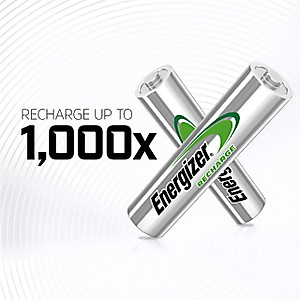 Energizer Rechargeable AA and AAA Batteries Bundle (8 Count)
