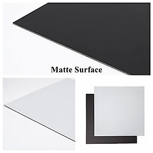 Vinyl Flooring Peel and Stick Floor Tile/Coverings 12in×12in Easy to Install and Waterproof for Bathroom and Kitchen (10 PCS, Black and White)