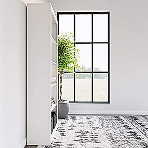 Edenbrook Sumac Bookcase, 5-Shelf Organizer for Bedroom Furniture or Home Office Furniture, White Bookshelf