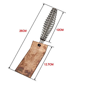 scottchen PRO Welding Spoon Copper Welding Spoon Welders Helper,3 Plate Set, Flat/Curved/Angle Copper Paddle Backer