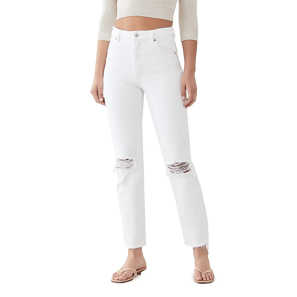 Rolla's Women's Original Straight Jeans, Layla White, 30
